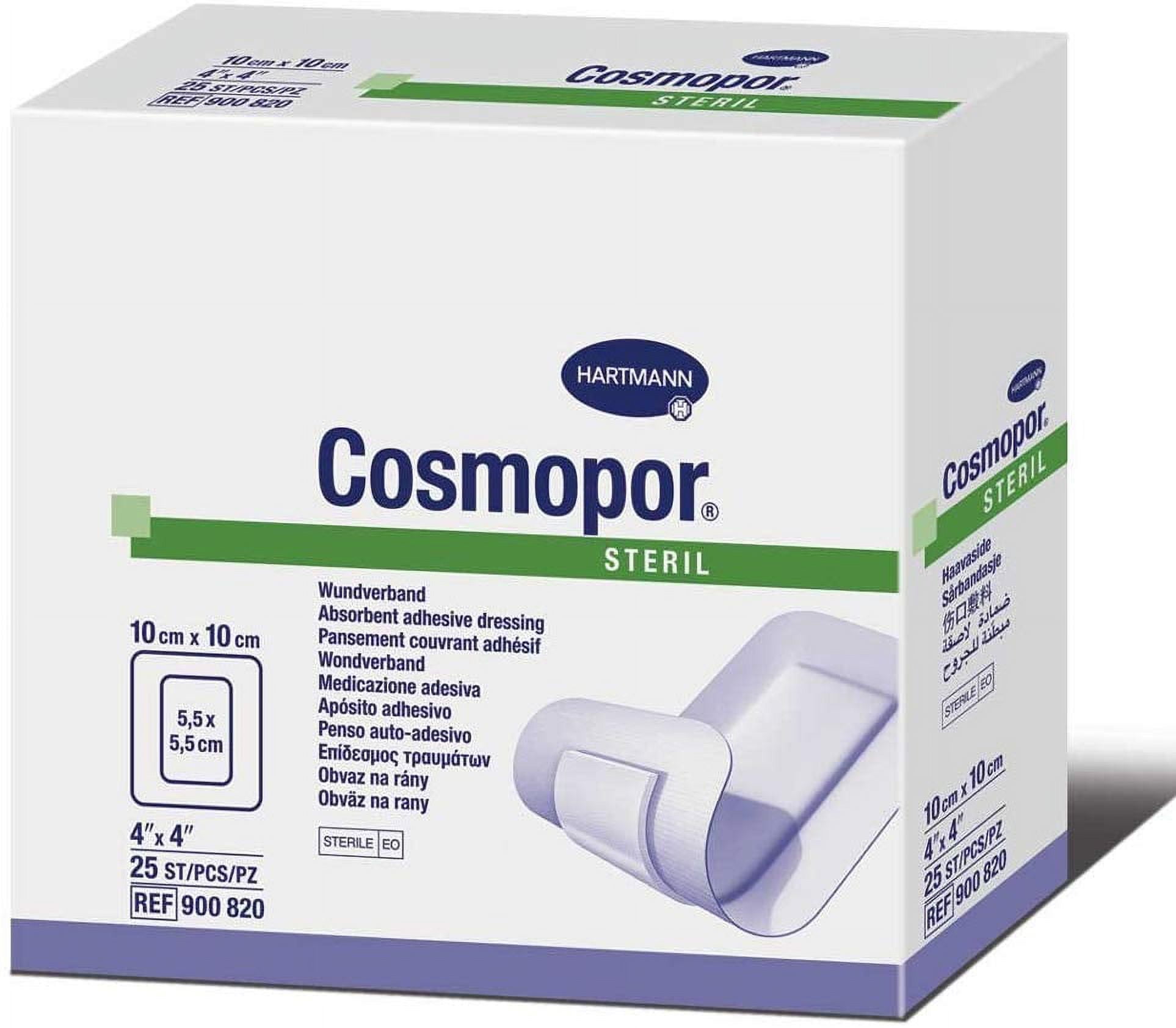 Cosmopor Steril 4" x 4" - Box of 25 - Walmart.com