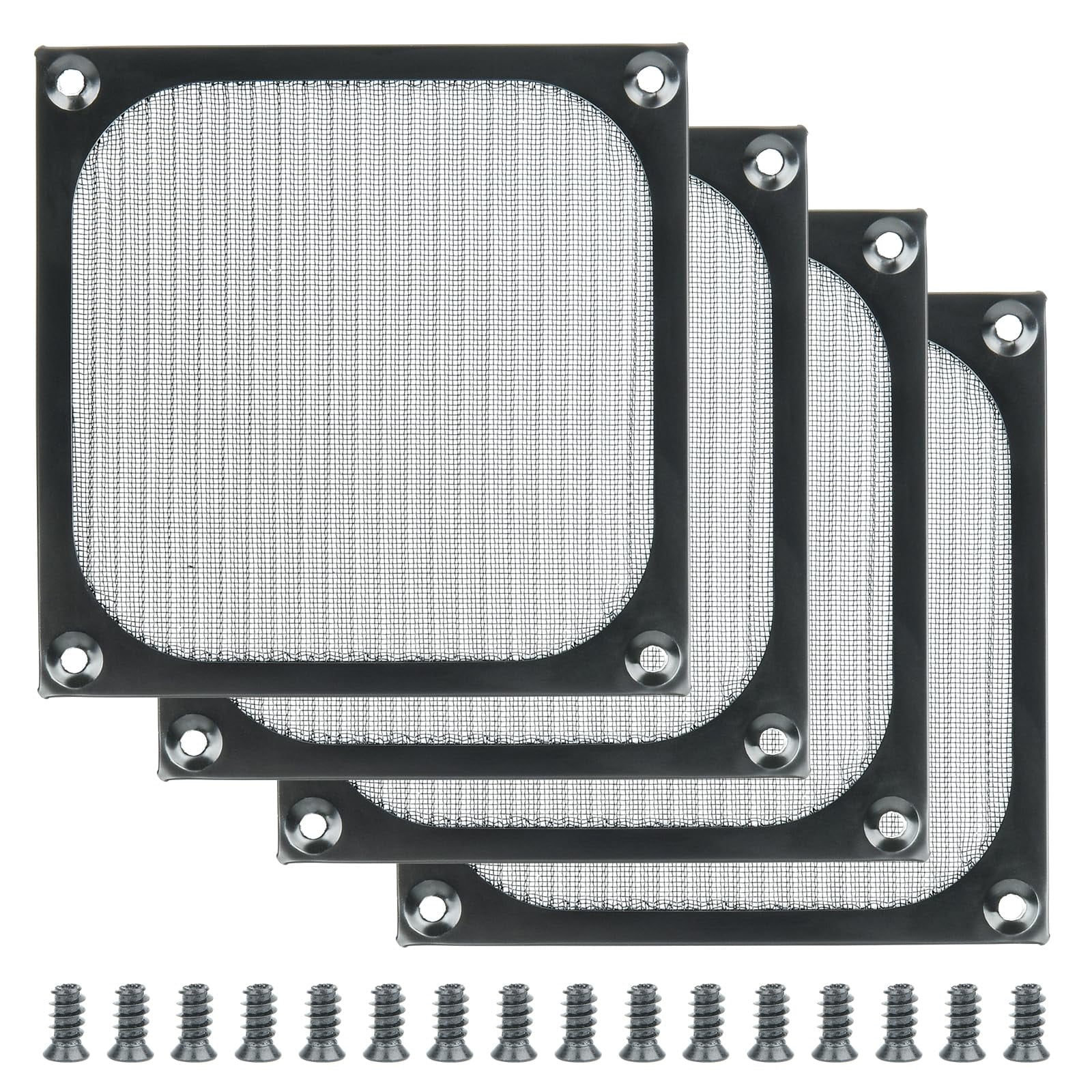 Cosmos 4 Pcs PC KEF16 Fan Dust Filter PC Case Dust Filter Computer Mesh ...