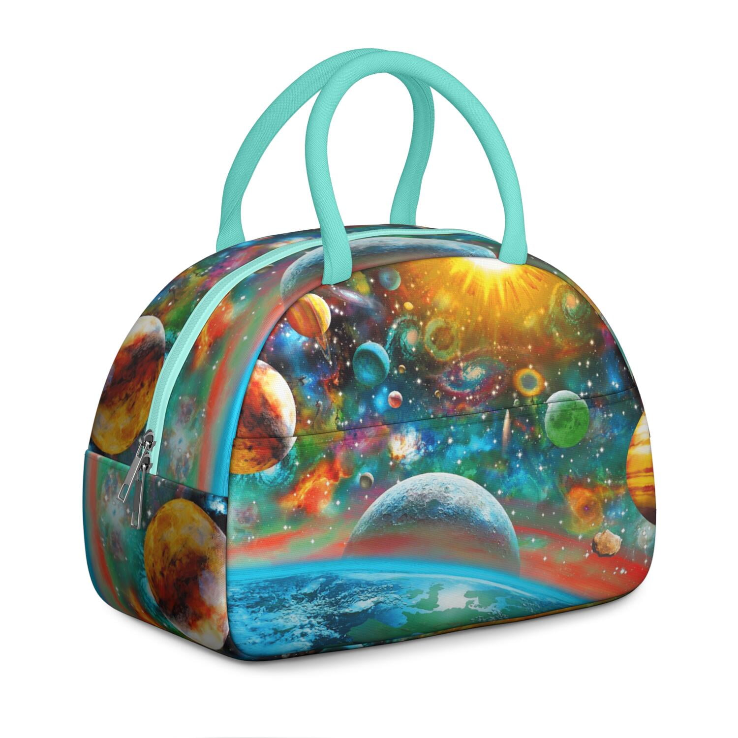 Cosmos Aesthetic Backpack, Celestial Rocket and Nebula Cosmic Design ...