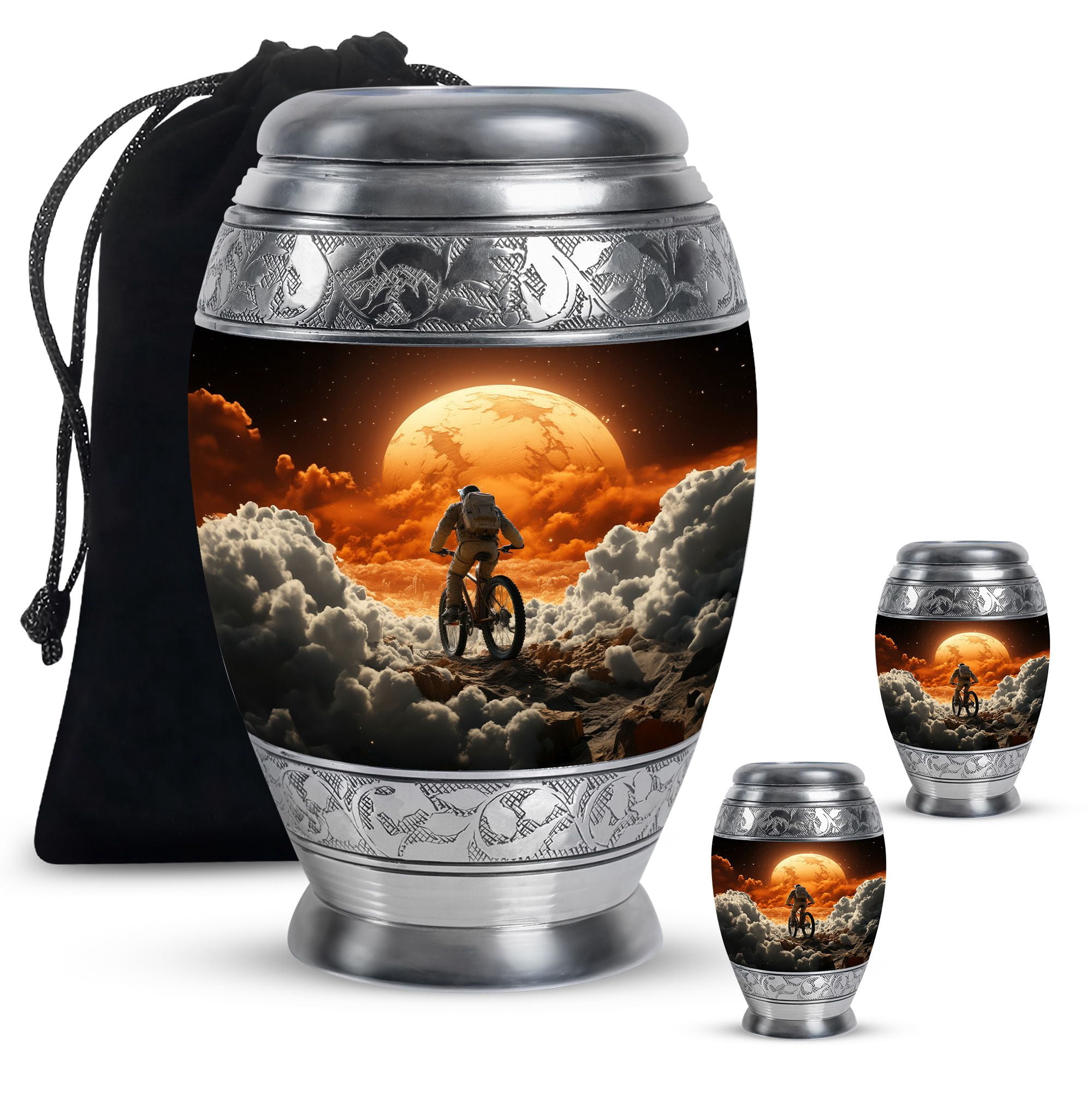 Cosmos Astronaut Cremains Urn For Ashes For Women - Unique Tiny Urns ...