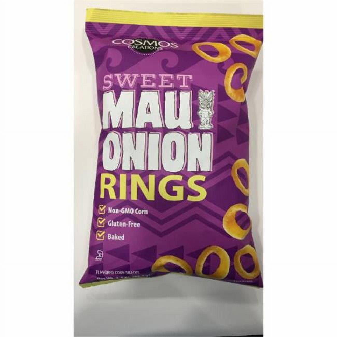 Cosmos Creations Premium Puffed Corn - Sweet Maui Onion Rings - Gluten ...