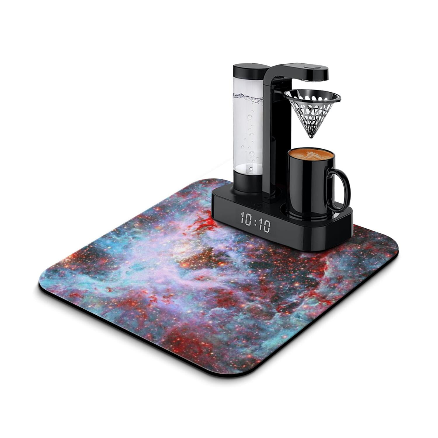 Cosmos Explorer Dish Mat - Starry Night-Inspired Space Theme Non-Slip ...