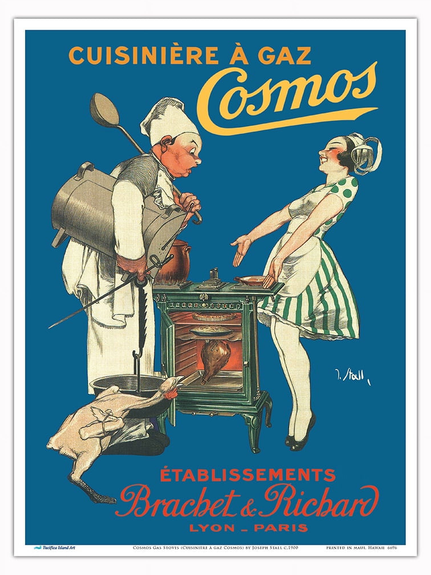 Cosmos Gas Stoves (Cuisinière à gaz Cosmos) - Vintage French ...