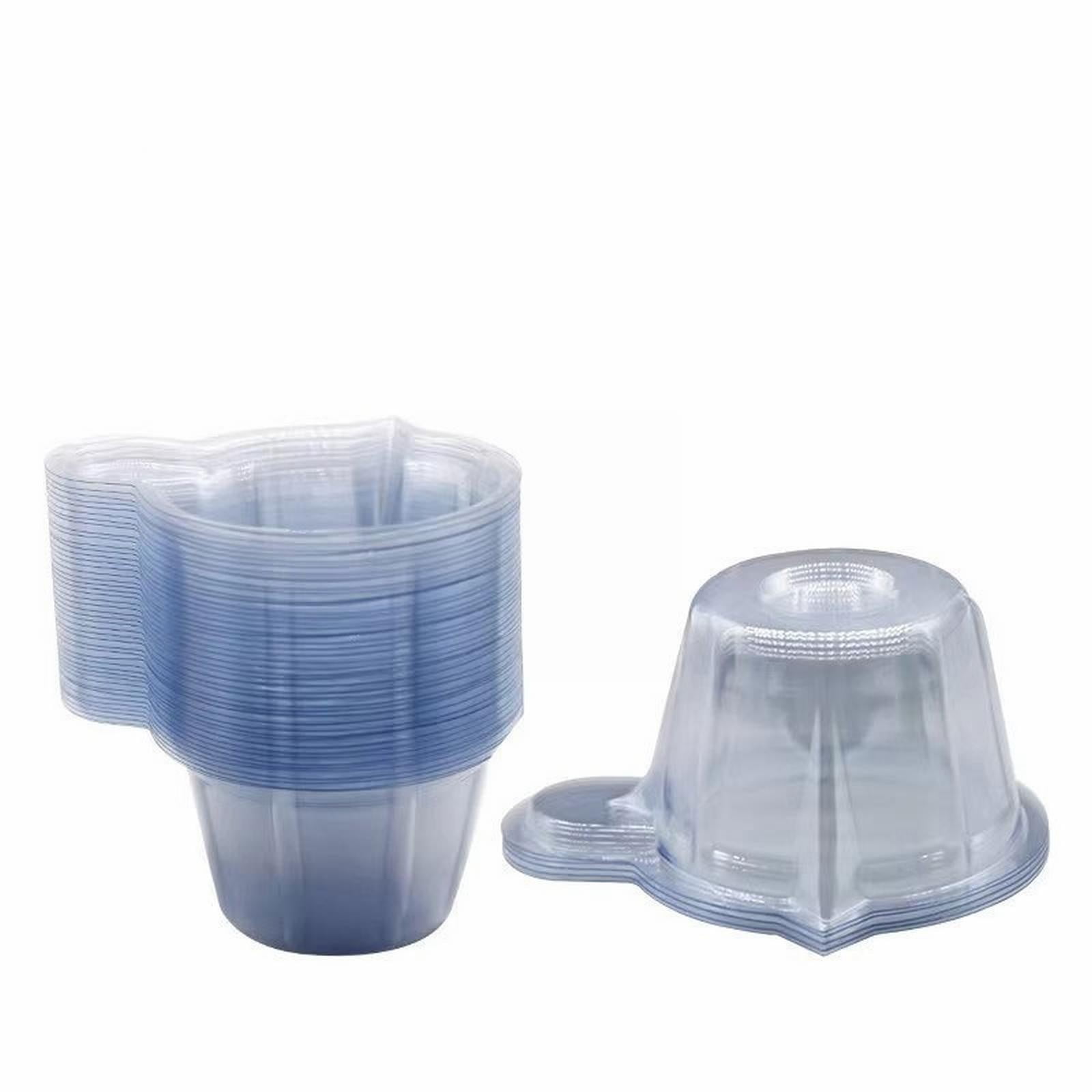 Cosmug 100 Pcs Disposable Urine Cups Clear Plastic Sample Collection ...