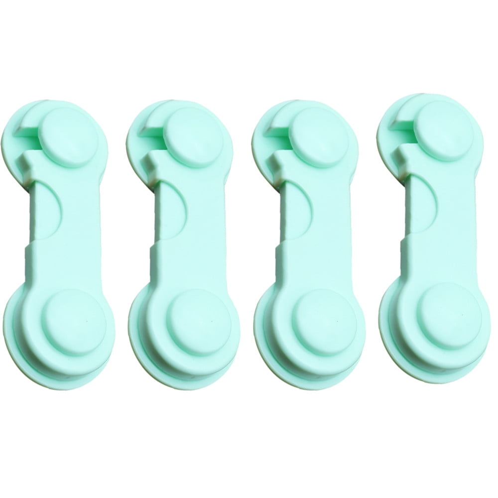 Cosmug Child Safety Locks 4 Pack Baby Proof Cabinet Drawer Fridge ...