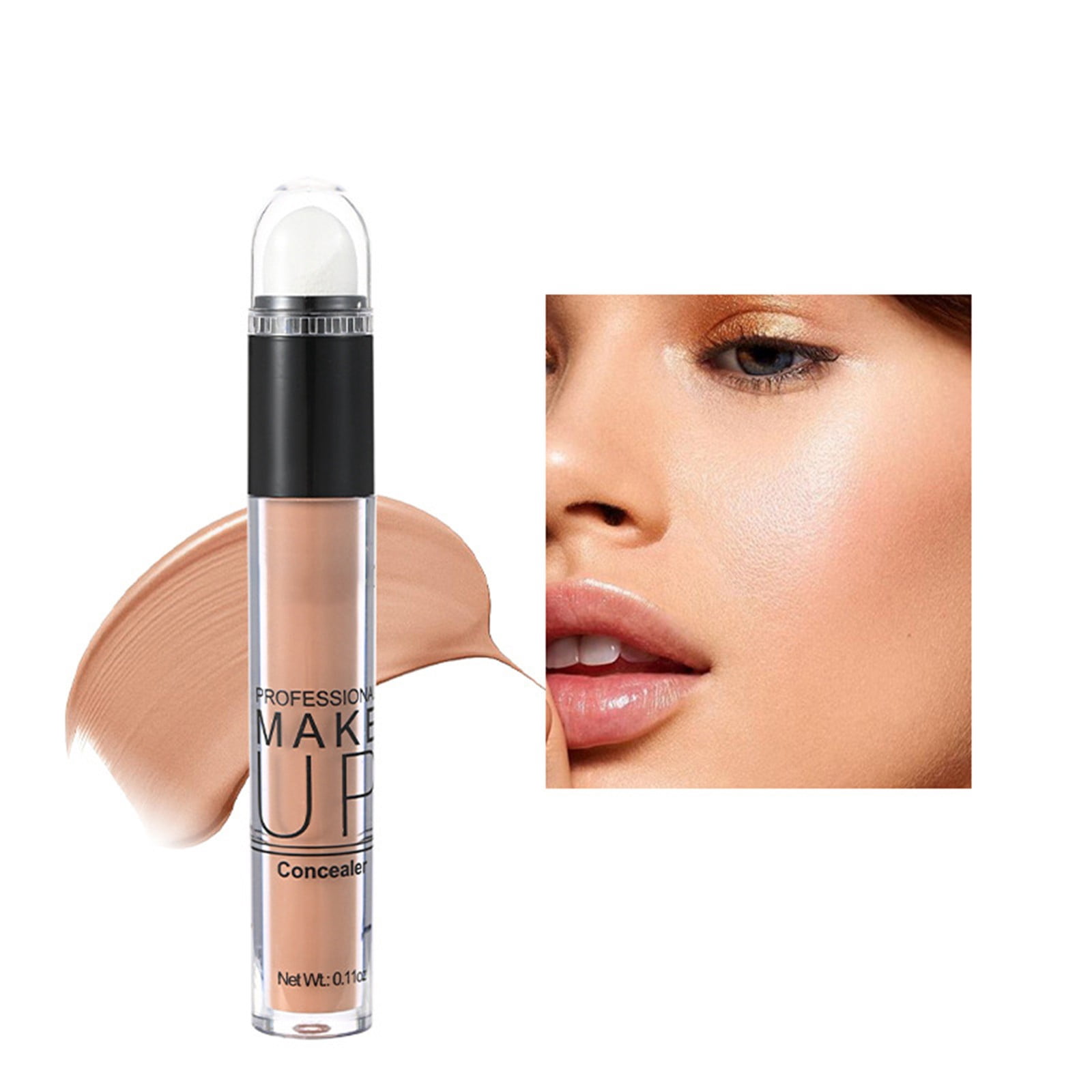Cosmug High Coverage Liquid Concealer Brightening Concealer under Eye ...