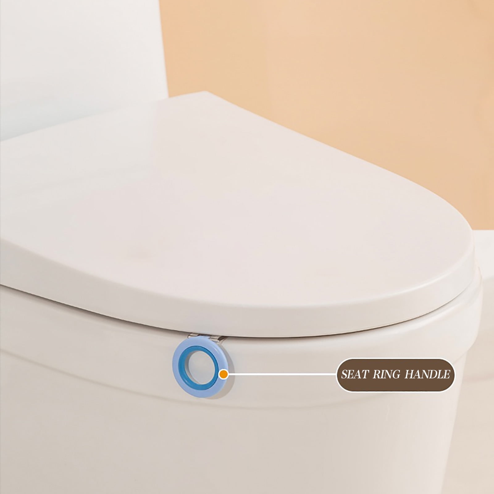 Cosmug Self Adhesive Rubber Ring Handle Multi-Purpose, Toilet Lid ...