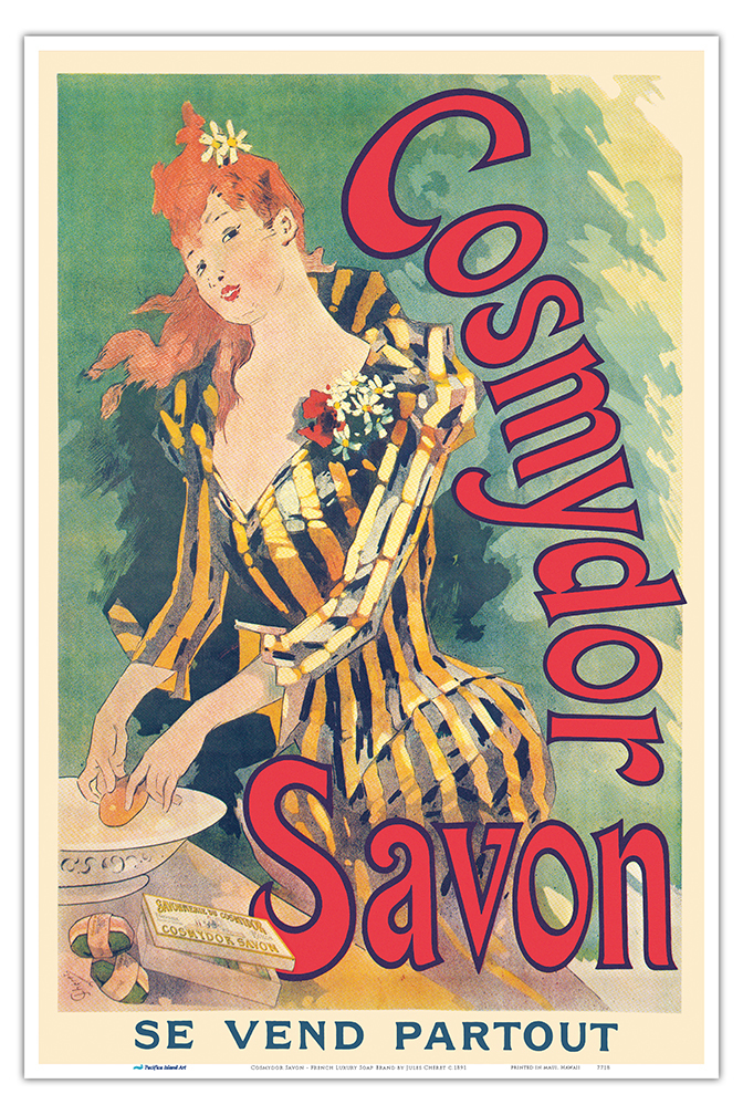 Cosmydor Savon - French Luxury Soap Brand - Vintage France Advertising ...