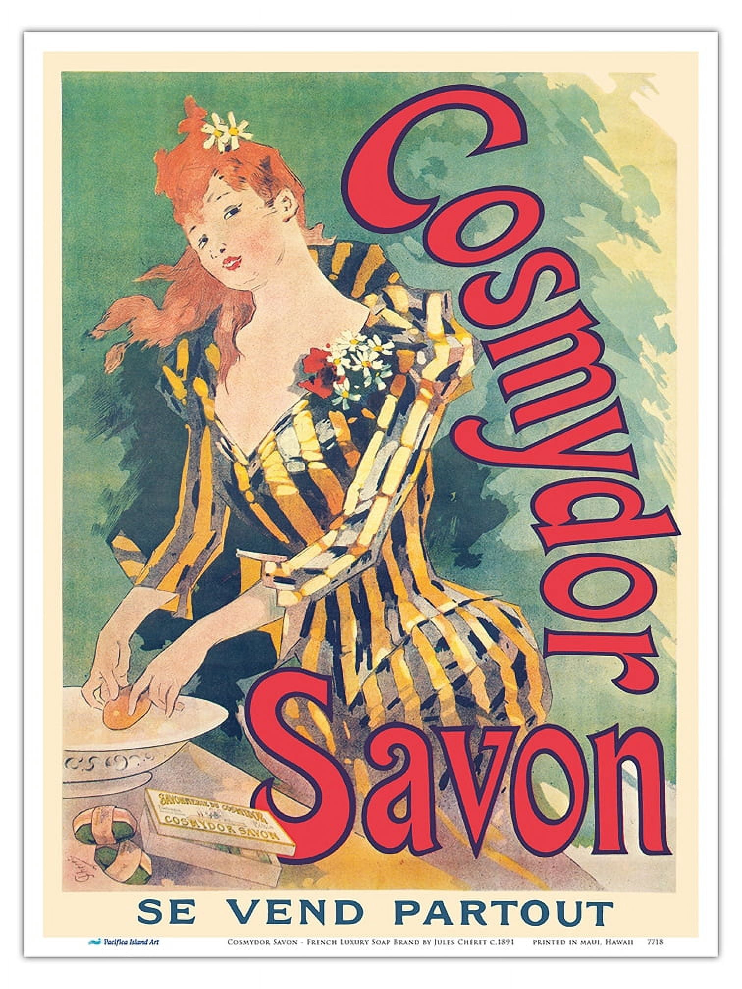 Cosmydor Savon - French Luxury Soap Brand - Vintage France Advertising ...