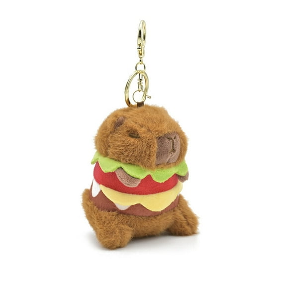 Cosplay Capybara Plush Key Chain Pendant Cartoon CarKey Hangings ...