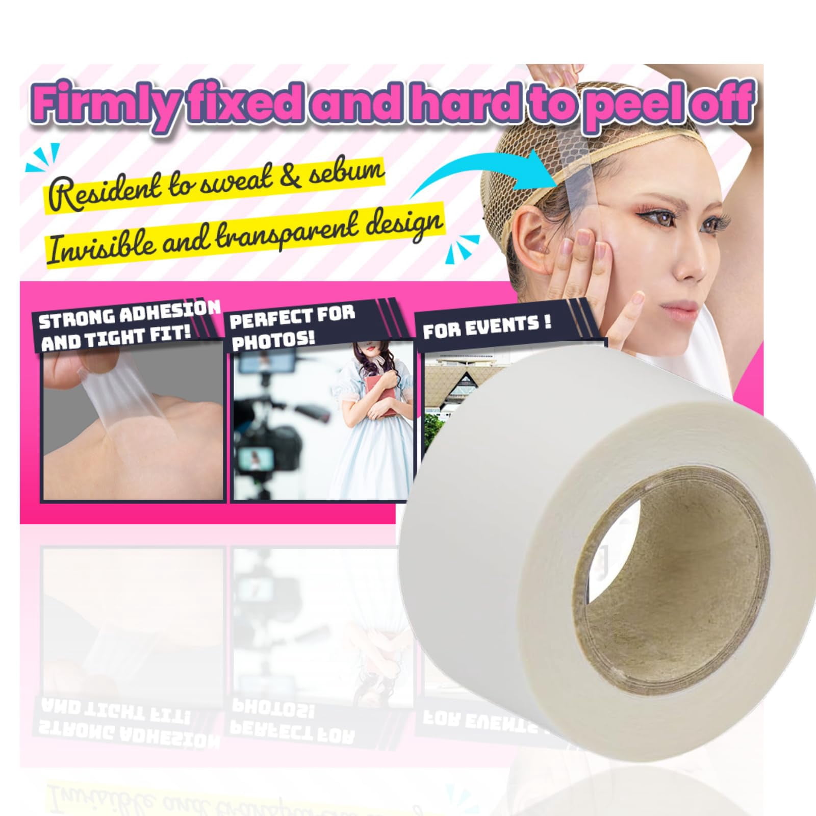 VECTill Cosplay Face Lift DMF15 up Tape medical-grade face lifting tape ...