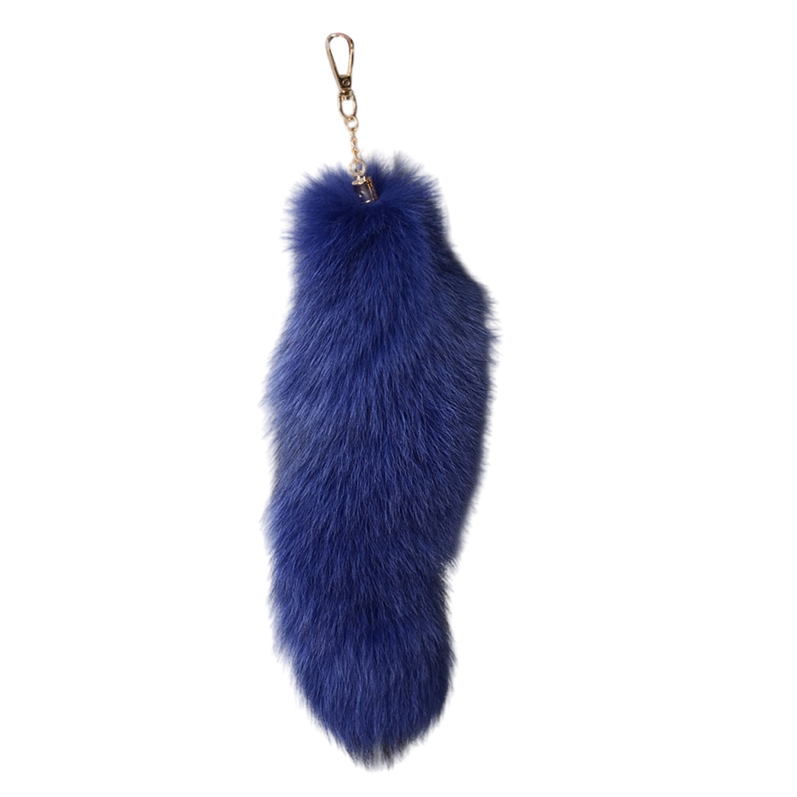 Cosplay Faux Hair Foxes Tail Charm Fashionable Keychain with Foxes Tail ...