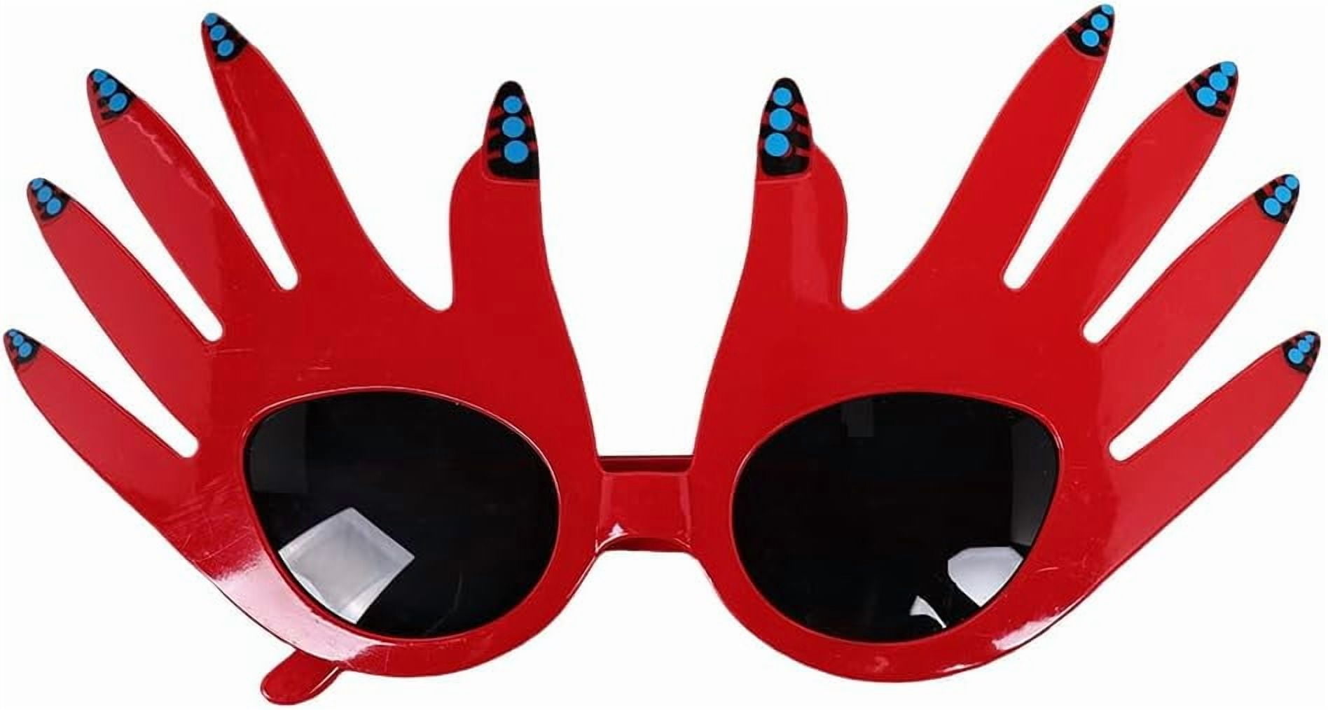 Cosplay Funny Glasses Red Hand Sunglasses Headwear Costume Accessories ...