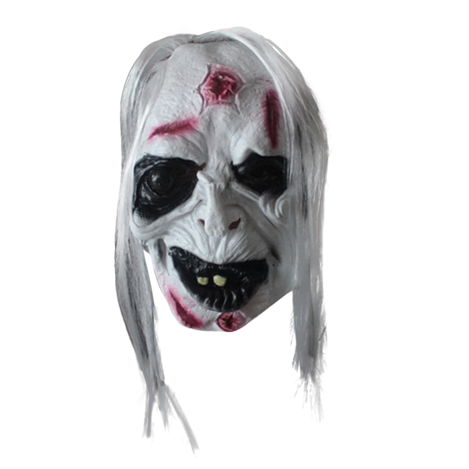 Cosplay Horror Creepy Wrinkle Cat Boy Mask Toy Horror Face Mask ...