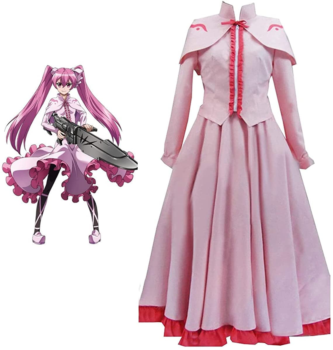 Cosplay Life Akame Ga Kill! Night Raid Mine Pink Lolita Dress Cosplay ...