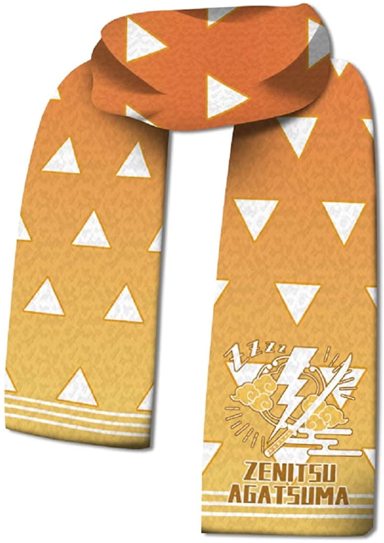 Cosplay Life Demon Slay Anime Scarfs Japanese Fashion Unisex Rengoku ...