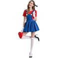 Cosplay Life Mario Overall Dress - Halloween Costume Outfit - Walmart.com