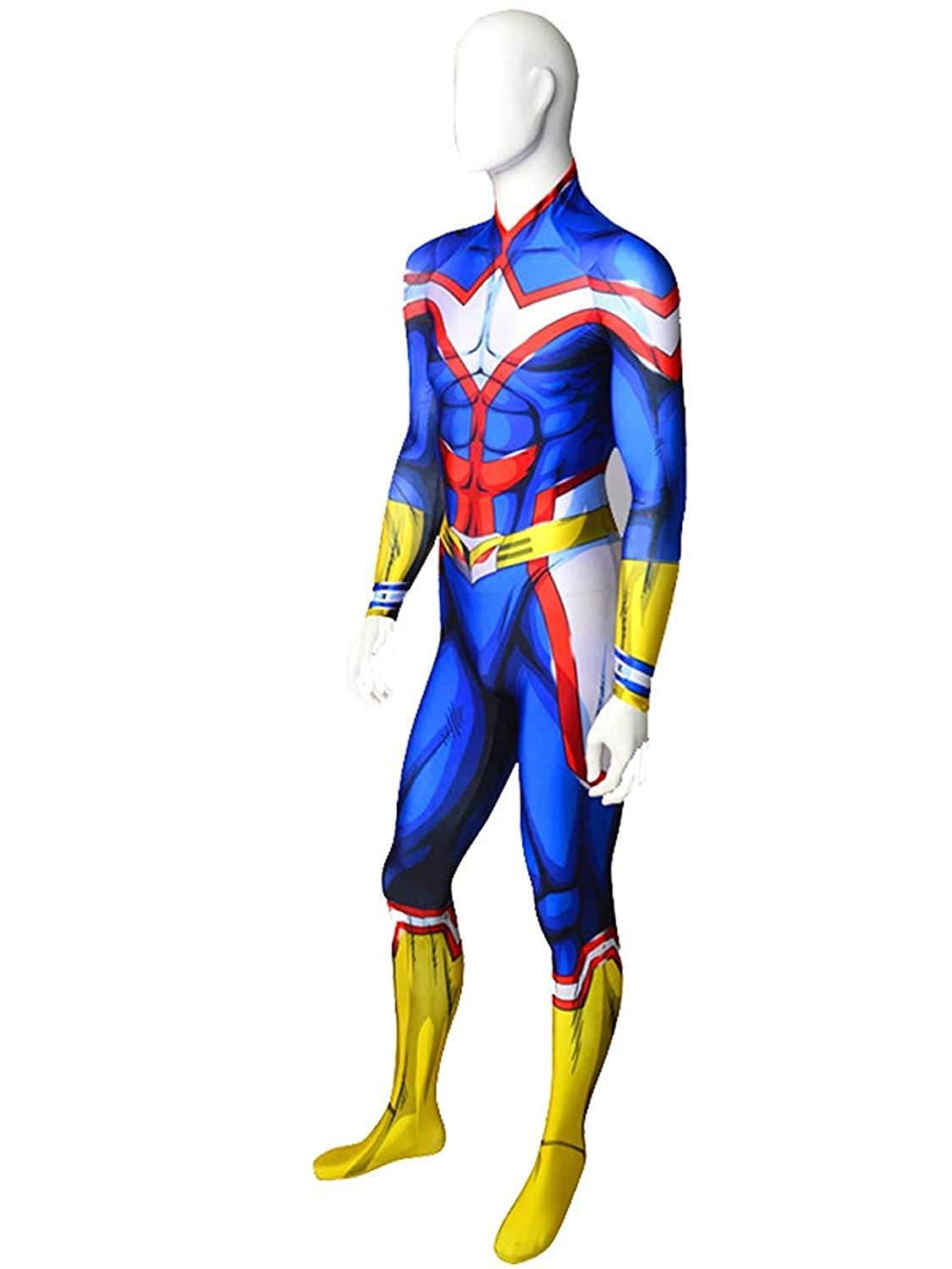 Cosplay Life My Hero Academia All Might Cosplay Costume Suit Lycra ...