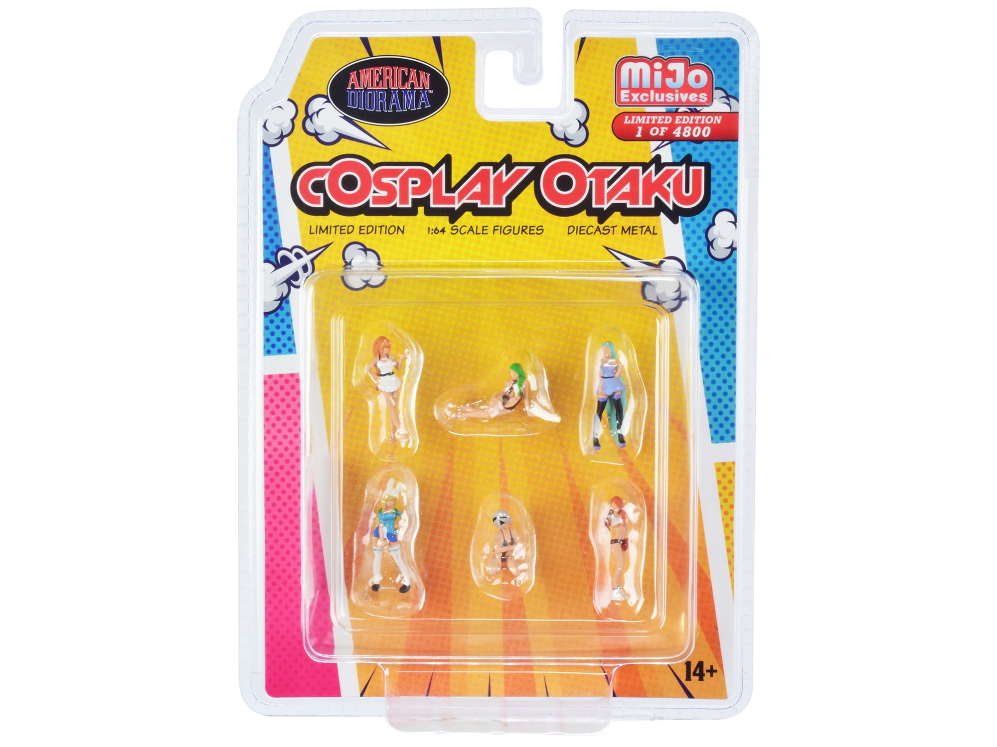 "Cosplay Otaku" 6 piece Diecast Figure Set Limited Edition to 4800 ...