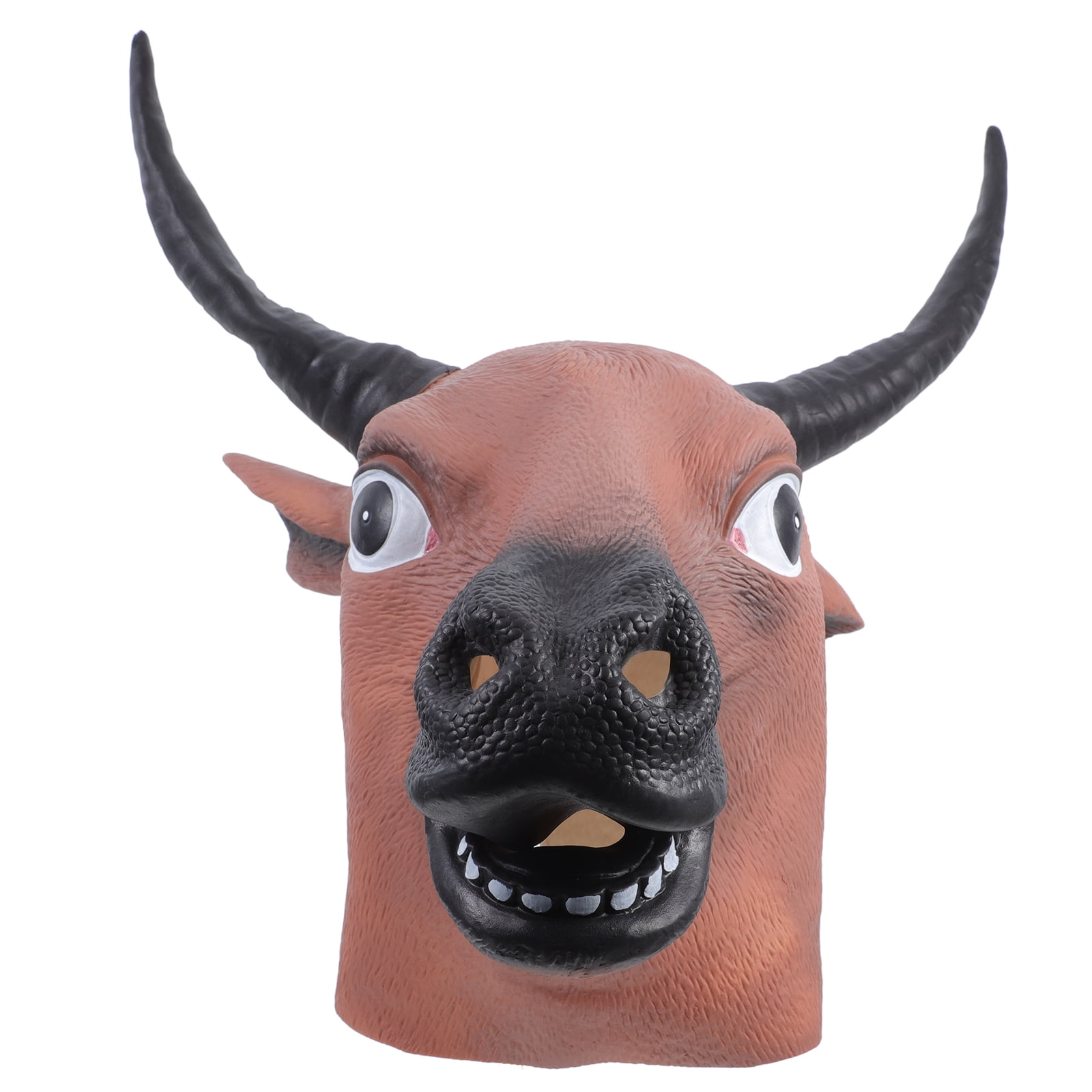 Foxnovo Realistic Horror Mask Brown Headgear for Party 1Pcs - Walmart.com