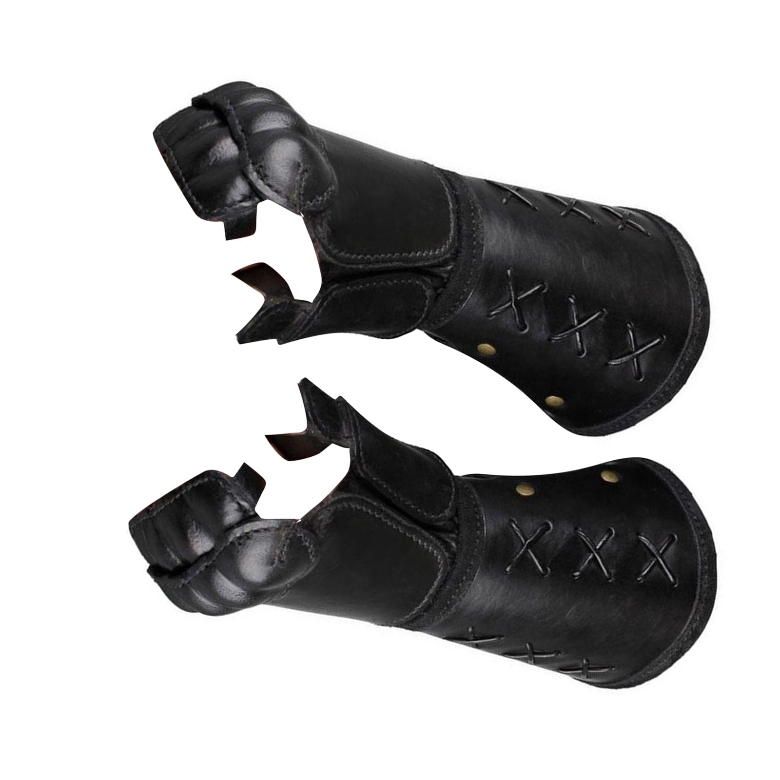 Cosplay Props Vintage Boxing Gloves Tie Arm Cuffs Adjustable Width ...