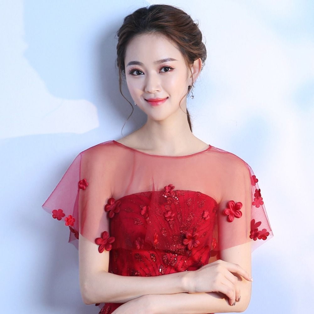 Cosplay Soft Cape Tulle Shawl Bridal Wrap Bride Shawl Wedding Bridal ...