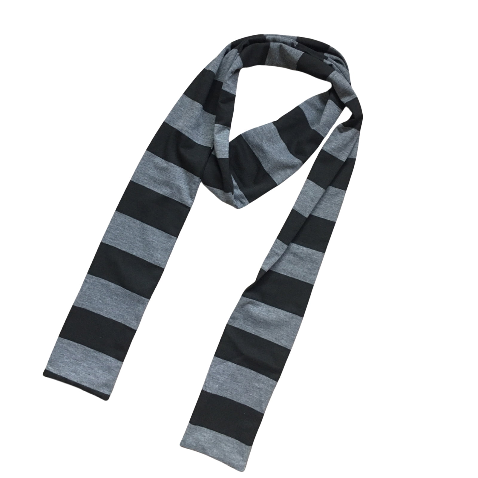 Cosplay Striped Scarf for Adult Unisex 2000s Long Thin Scarf Spring ...
