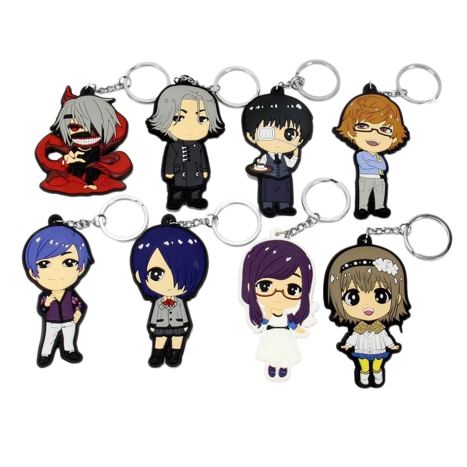 Tokyo Ghoul Keychain - Metal Material - Key Pendant Set - Walmart.com