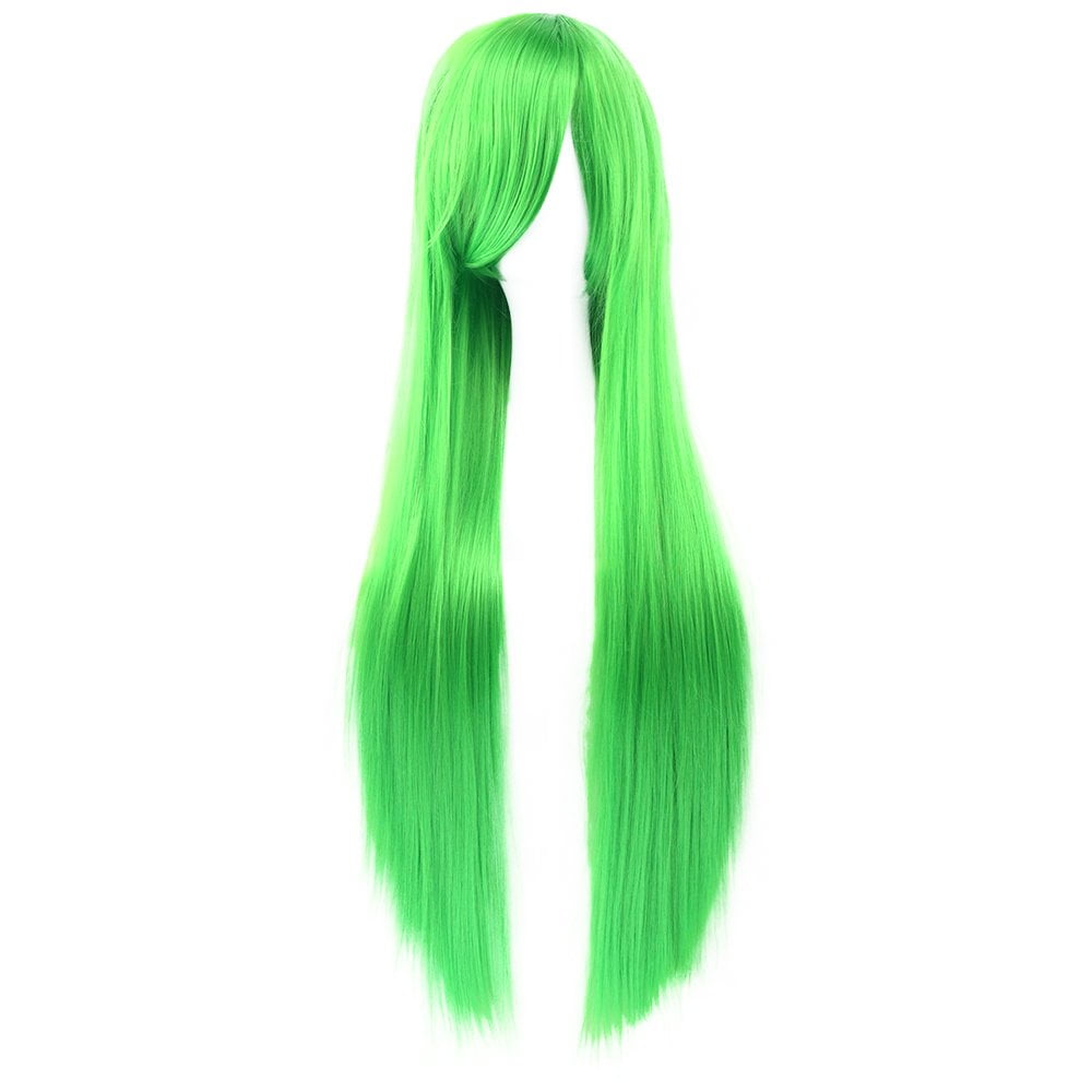 Cosplay Wig 31.5 Inch Shoulder Length Solid Color Multi-Color Straight ...