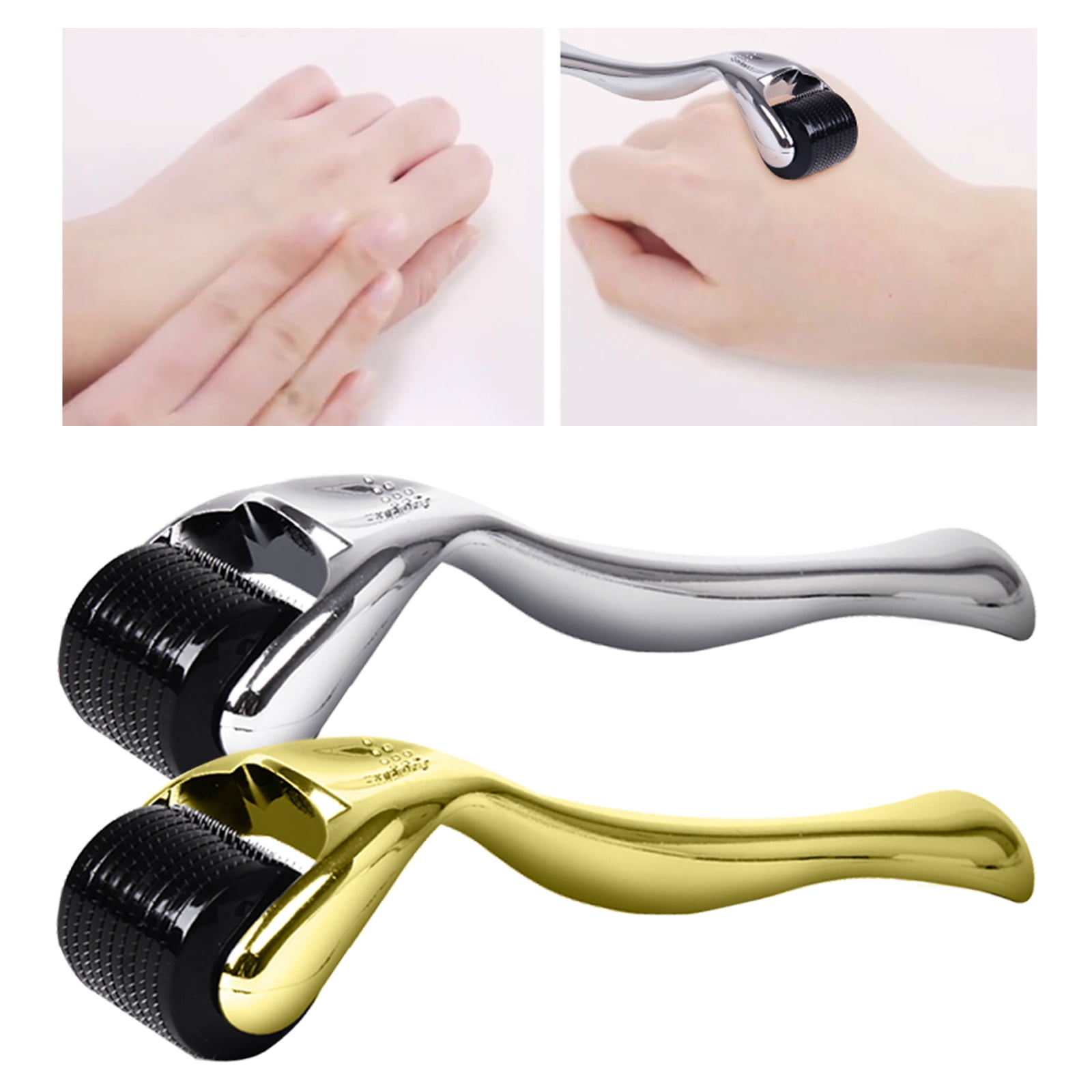 Cosprof 0.5mm Derma Roller, 540 Titanium Micro-Needles for Thicker ...