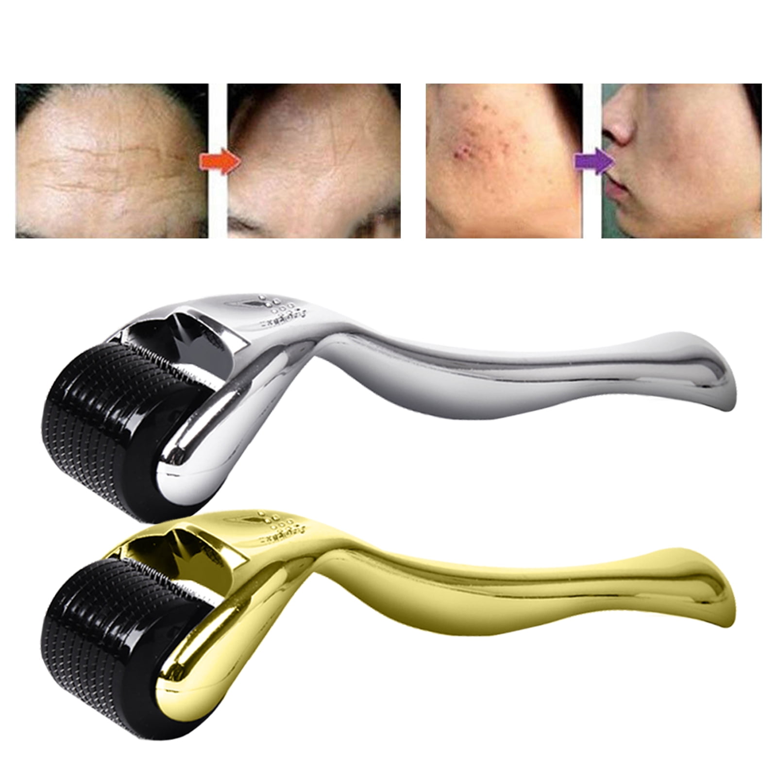 Cosprof 0.5mm Derma Roller, Titanium Micro Needling Roller, Face Care ...