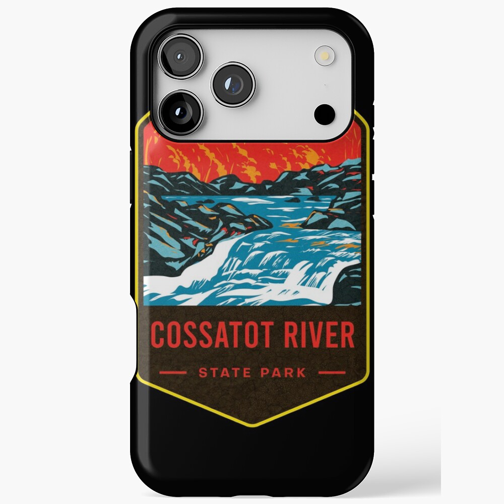 Cossatot River Arkansas State Park Art iPhone Case 17 16 15 14 13 12 11 ...