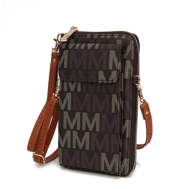 Cossetta Cell Phone Crossbody Wallet, Brown - Walmart.com