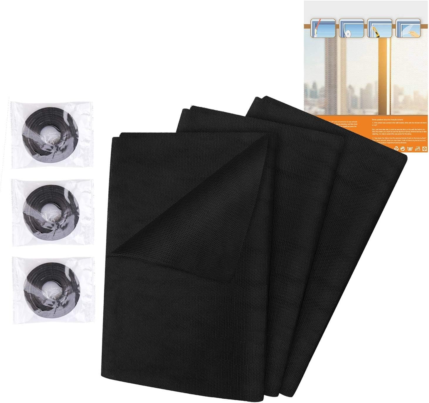 Cost-Effective Window Screen Mesh, Washable & High Visibility Self ...