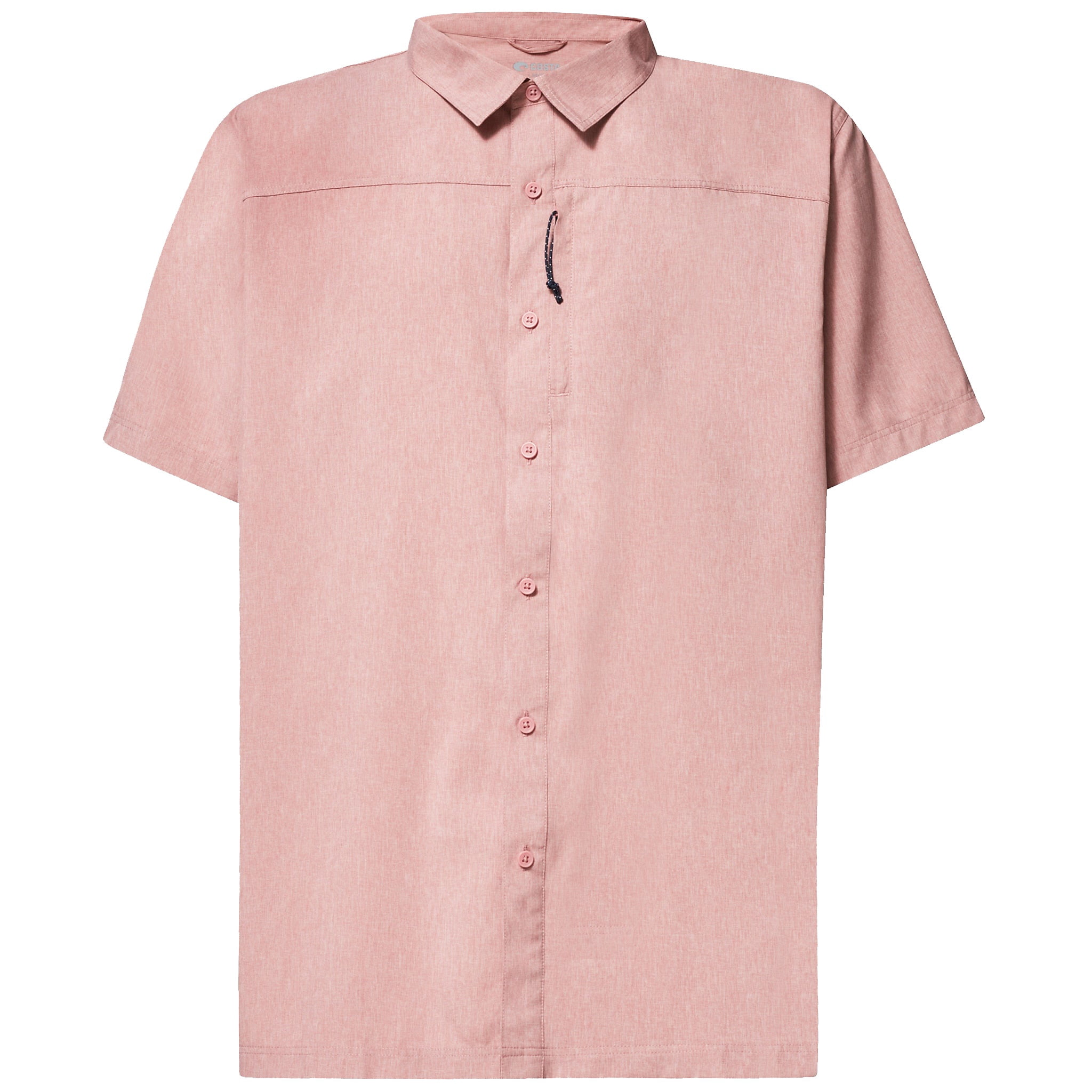 Costa Hybrid Performance Technical Button Down Short Sleeve Fire Coral ...