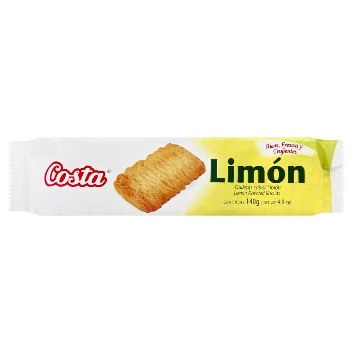 Costa, Lemon Biscuits/Galletas de Limon, 4.9 oz/140gr - Walmart.com