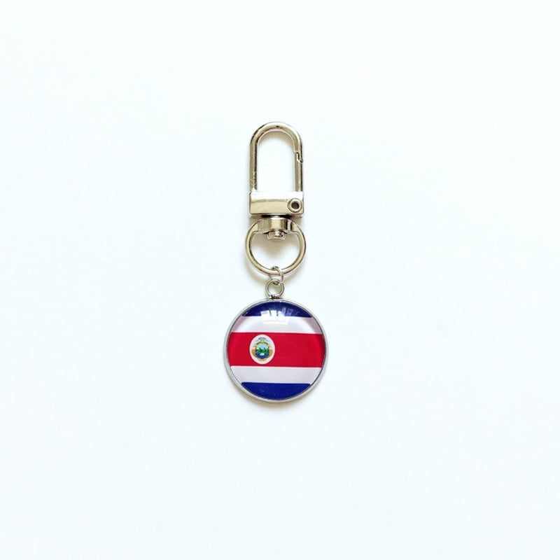 Costa Rica Flag World Cup Keychain Football Flag Pendant Gift ...