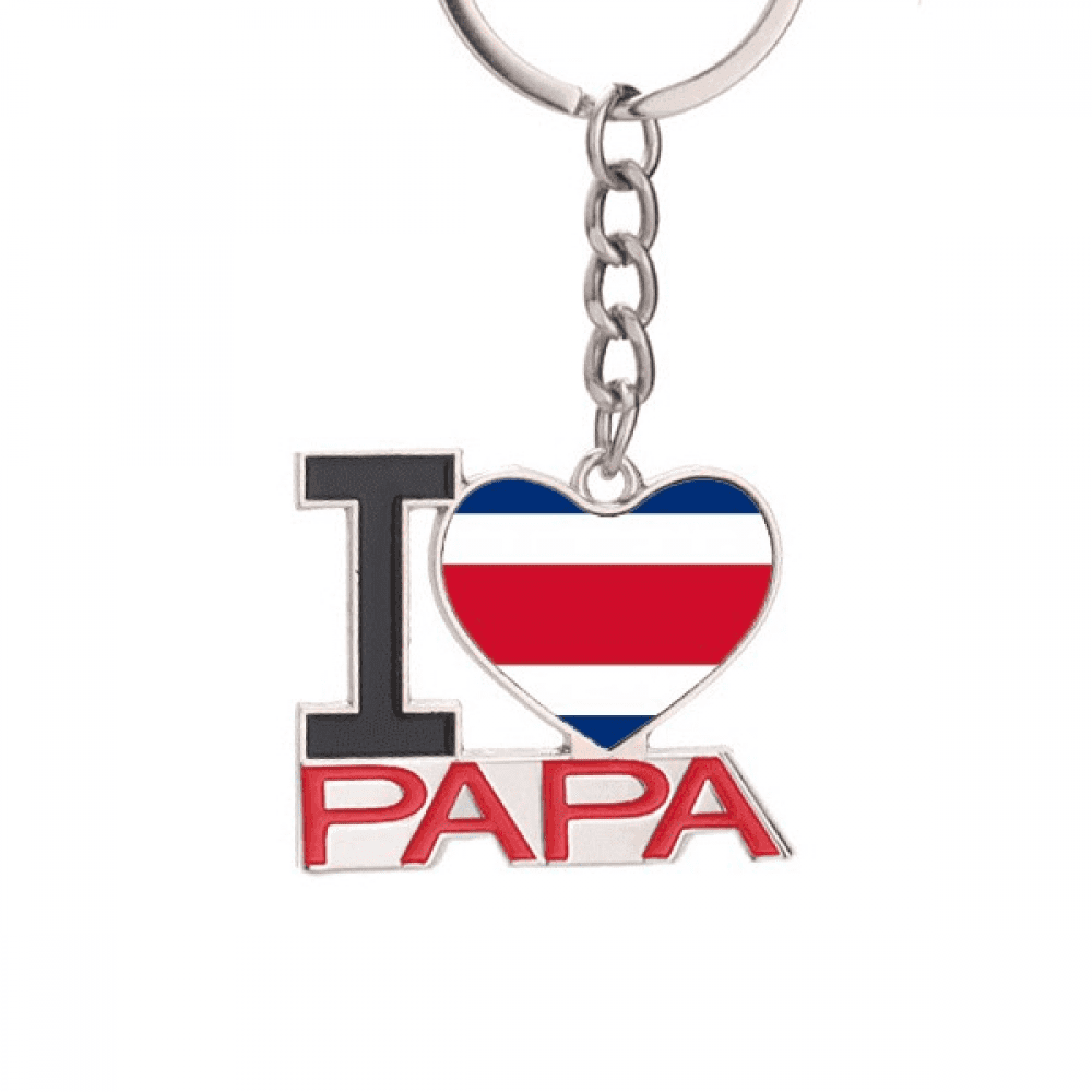 Costa Rica National Flag North America Country Keychain Metal Keyring ...