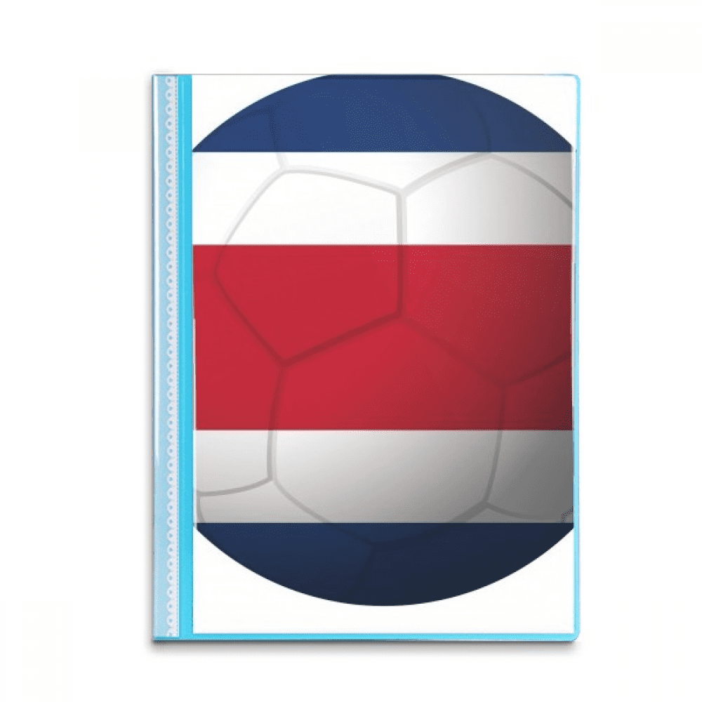 Costa Rica National Flag Soccer Football Book Sheet Protectors ...