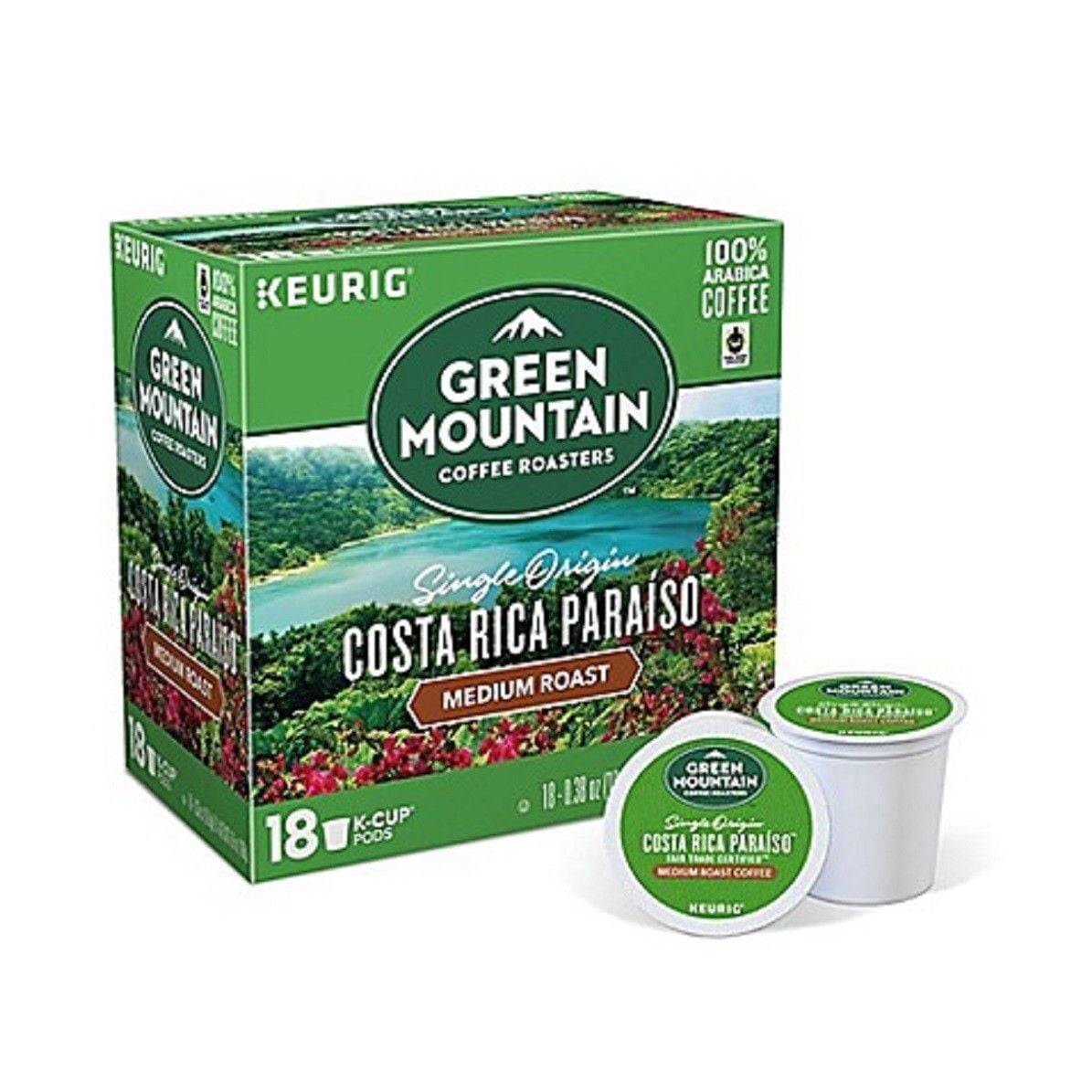 Costa Rica Paraiso Coffee 18 Count Kcup - Walmart.com