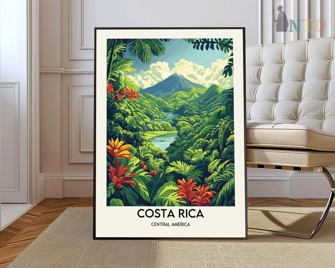 Costa Rica Print, Costa Ricacosta Rica Poster, Costa Rica Photo, Costa ...