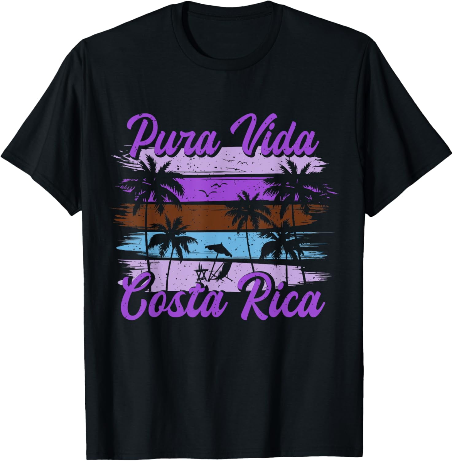 Costa Rica Pura Vida Family Vacation Holiday Souvenir T-Shirt - Walmart.com