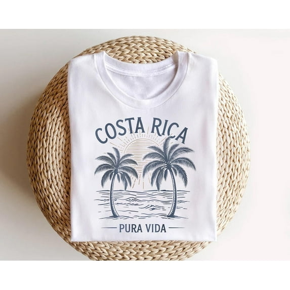 Costa Rica Pura Vida T-Shirt: Tropical Beach Souvenir All Size S-5Xl ...