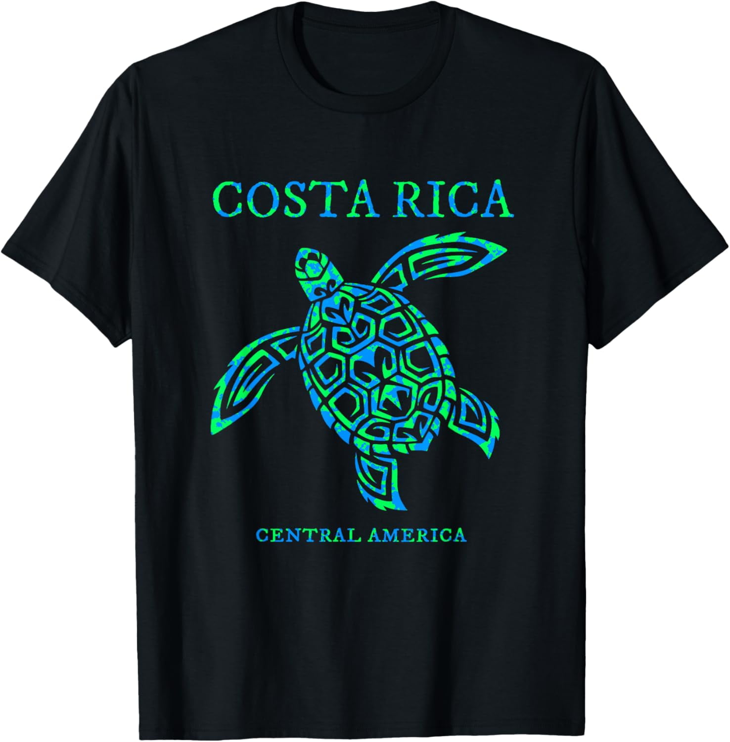 Costa Rica Sea Turtle Retro Boy Girl Women Vacation Souvenir T-Shirt ...