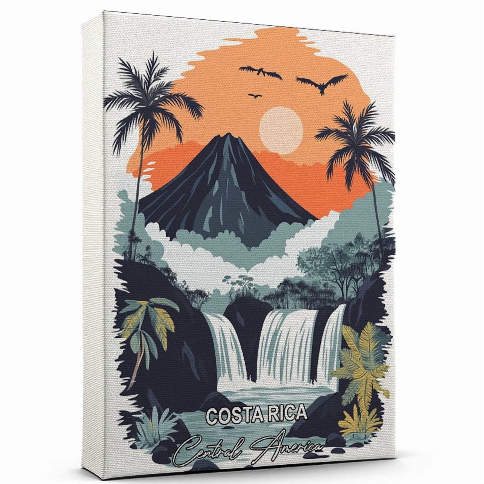 Costa Rica Travel Canvas Wall Art – Central America Canvas – A Scenic ...