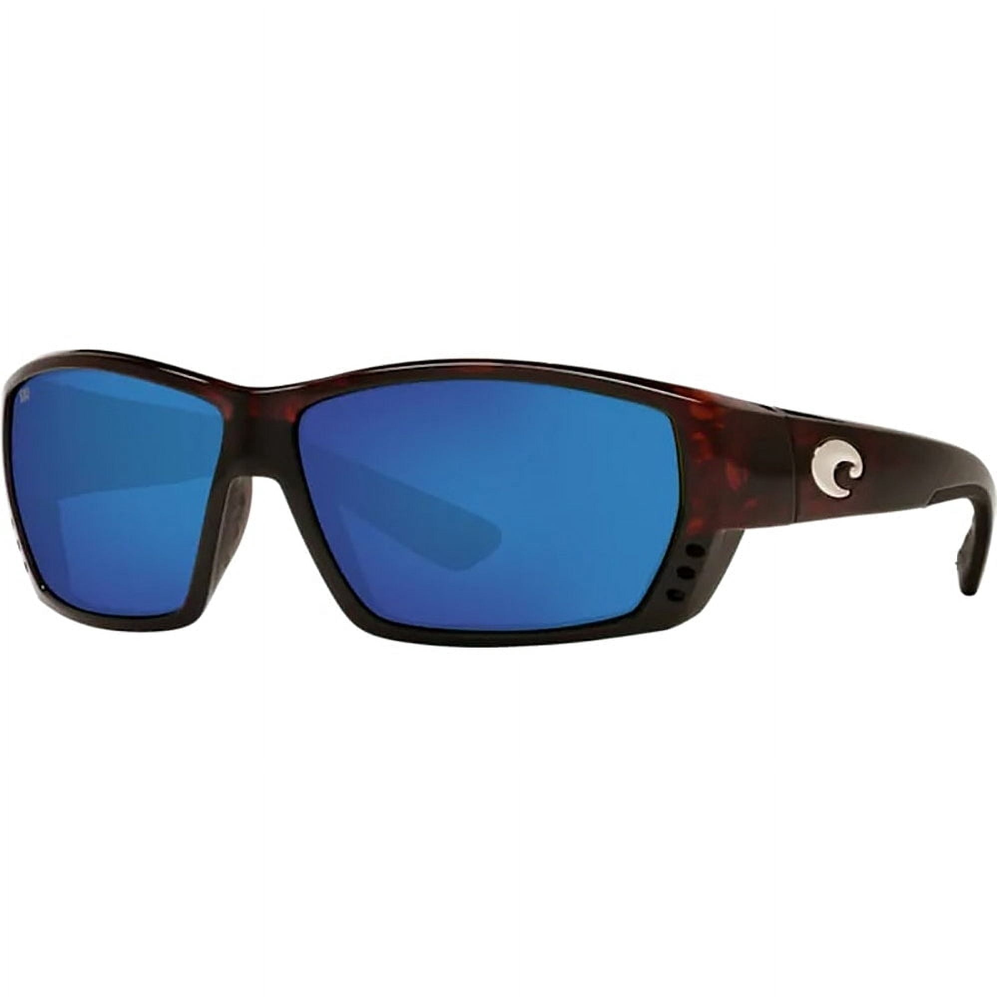 Costa Del Mar Tuna Alley Blue Mirror Rectangular Sunglasses TA 10GF ...