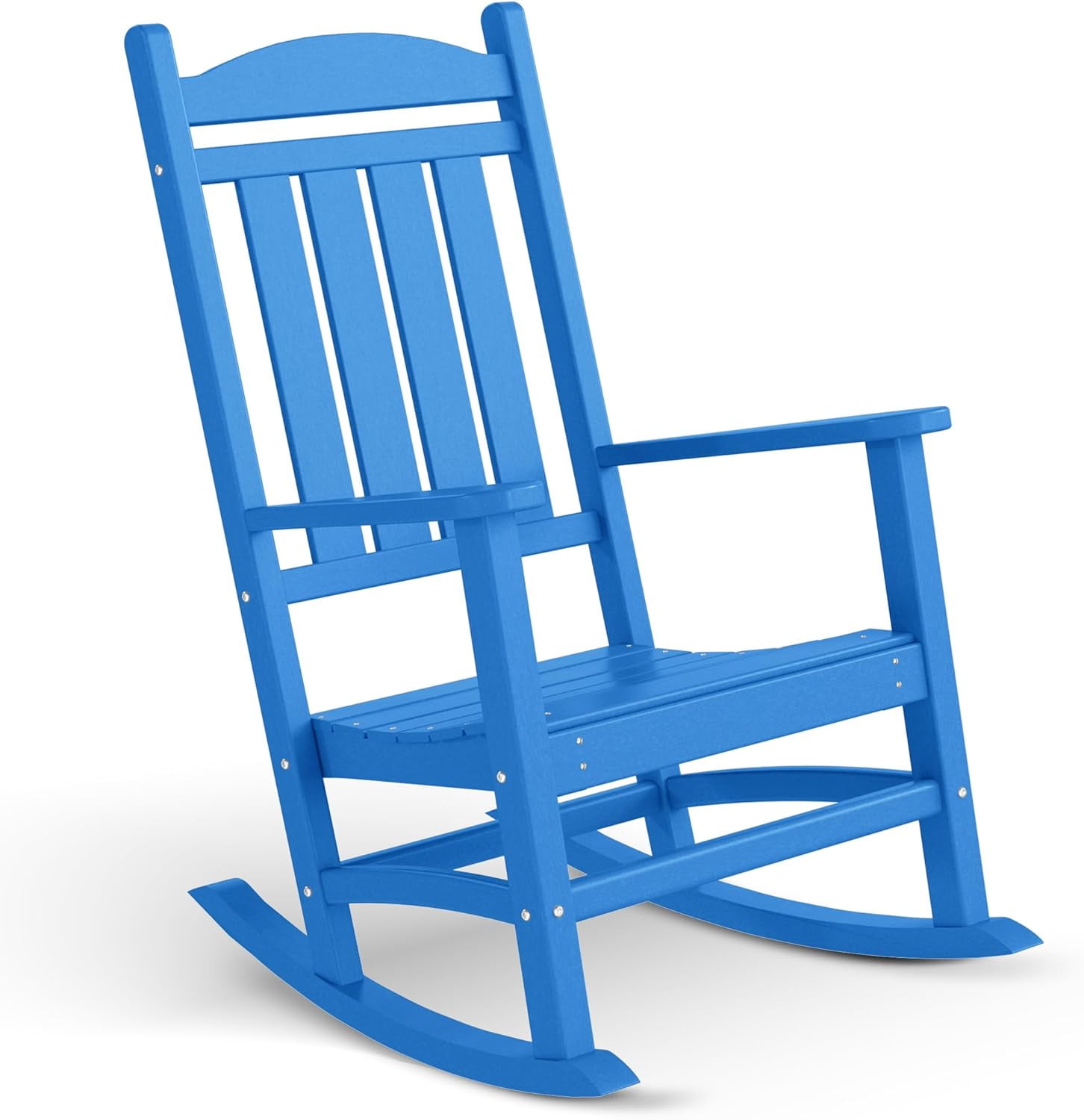 Costaelm Oversized Outdoor Rocking Chair, High Back Porch Rocker Chair ...