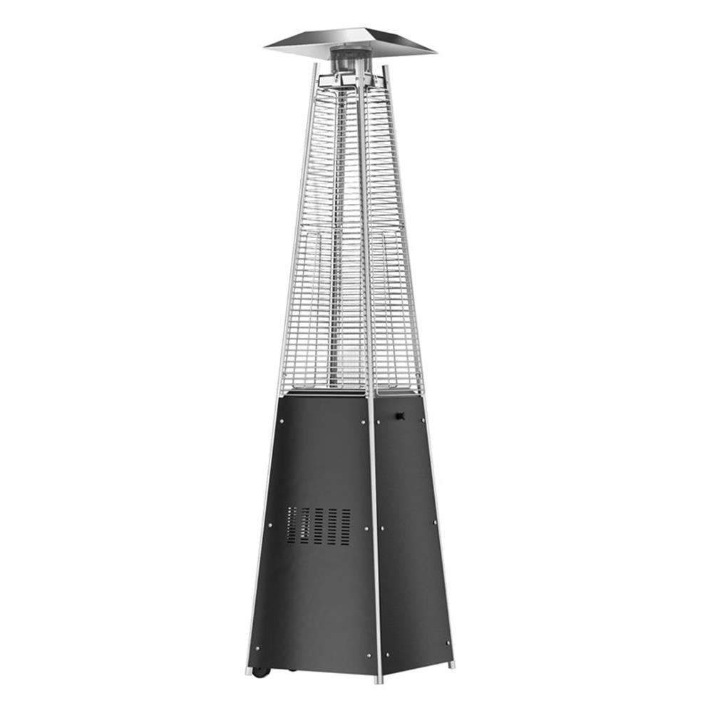 Costaelm Paris Black Pyramid Propane Patio Heater for Restaurants ...