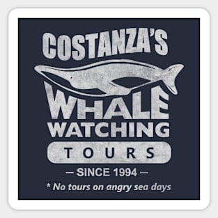 Costanza'S Whale Watching Tours Sticker Phone Decal Water Bottle ...