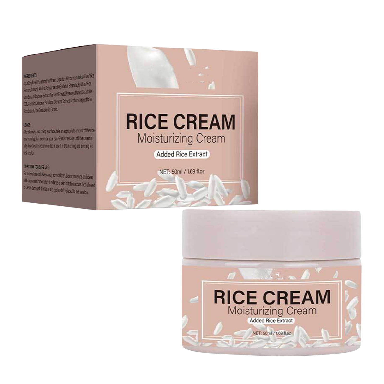 Costeam 1.69 Fl Oz Rice Extract Nourishing Firming Cream，Skin Barrier ...